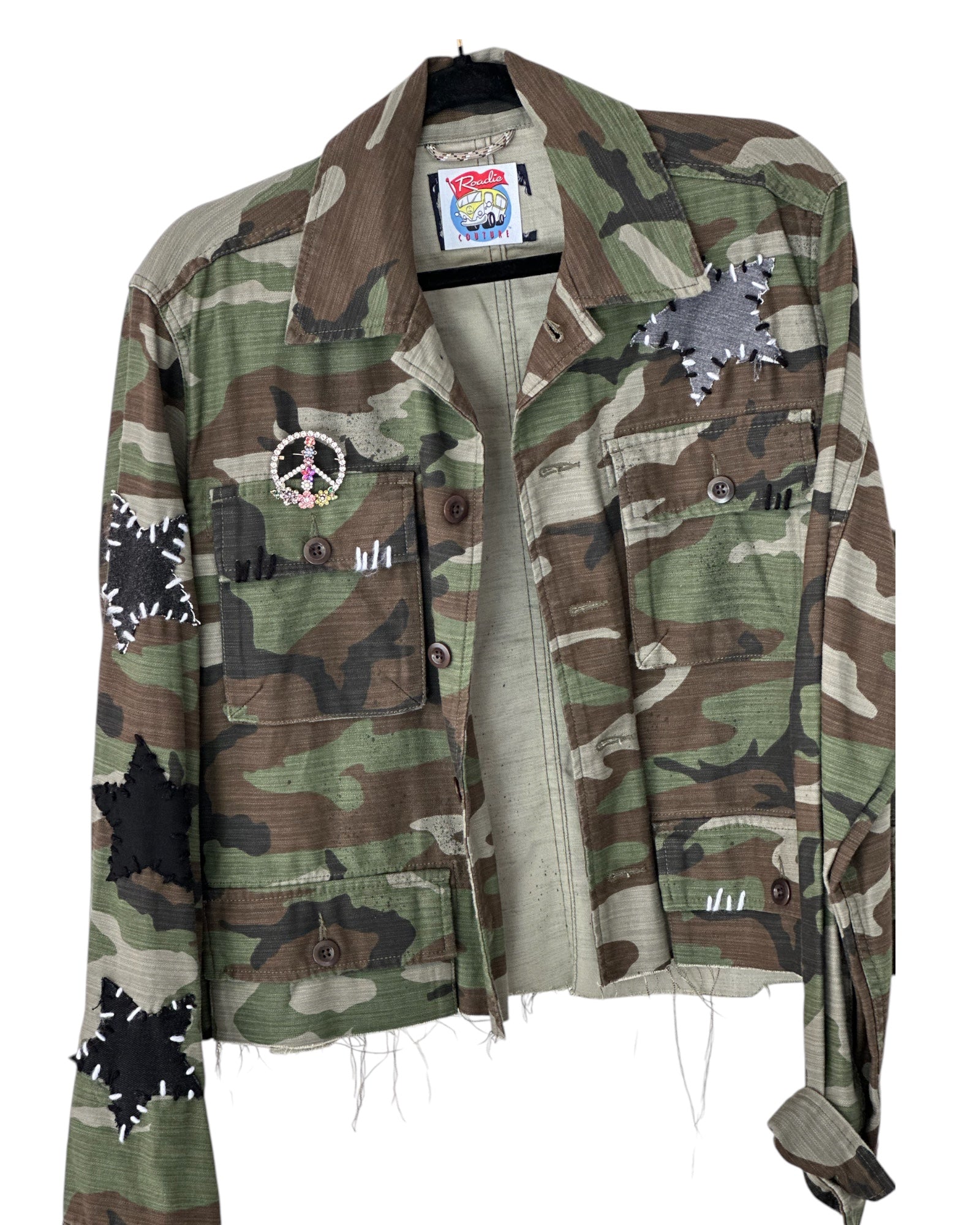 Patchwork Army Jacket – Roadie Couture