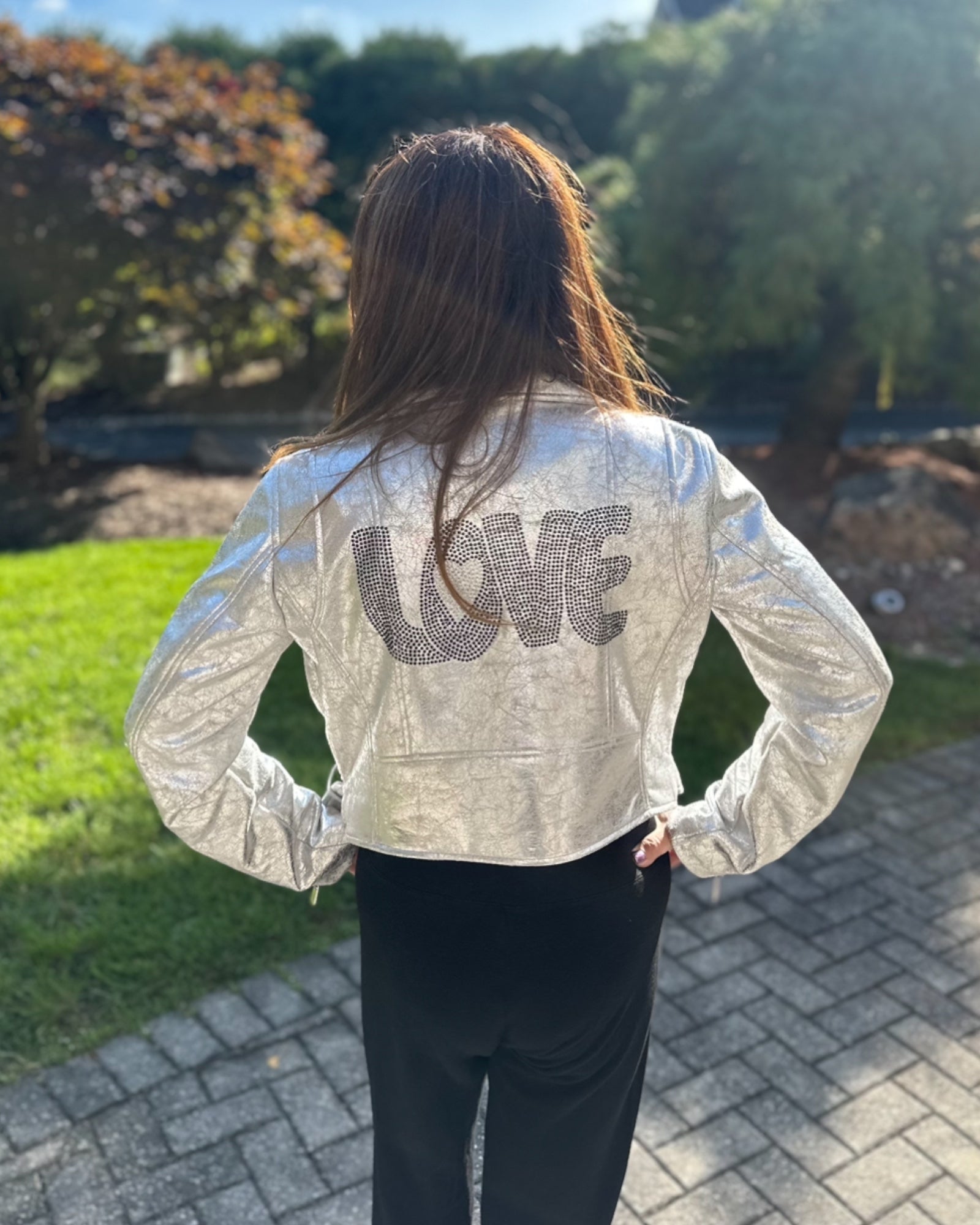 Limited Edition Metallic Leather Jacket – Roadie Couture